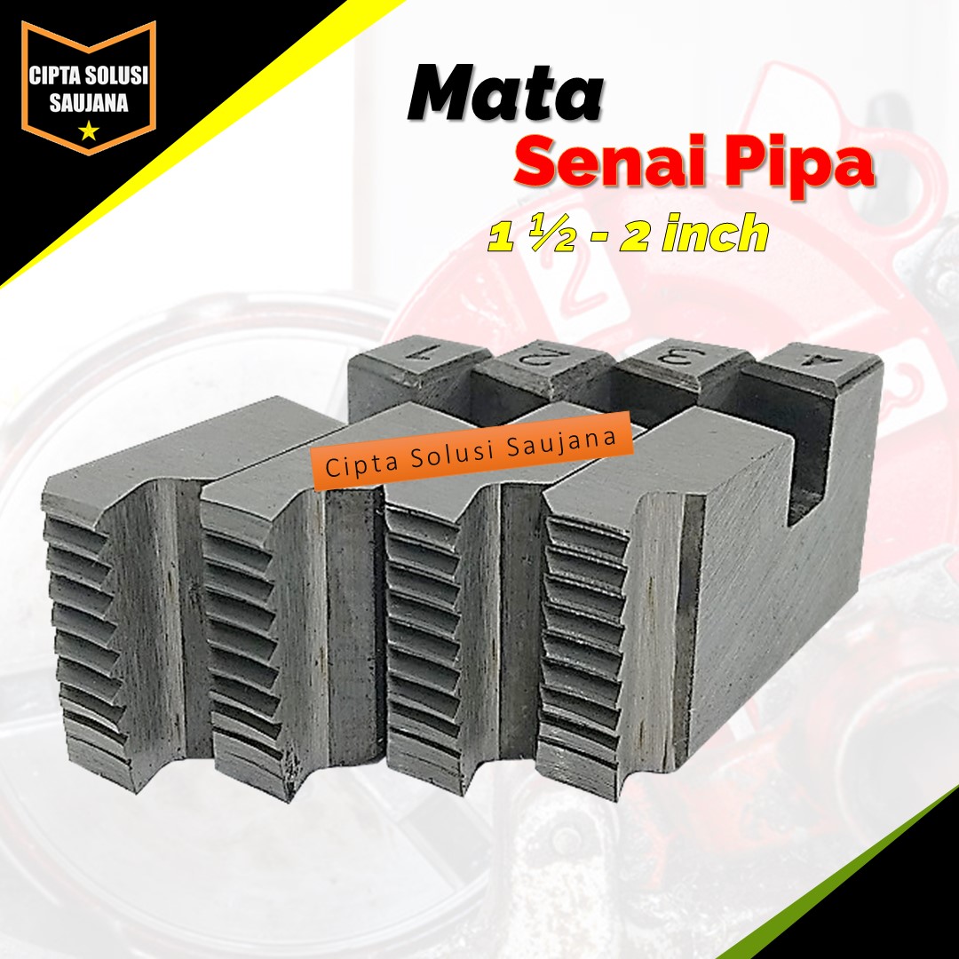 MATA SNEI PIPA MANUAL 1 1/2" - 2" MATA SNAI PIPA MATA SENAI ULIR DRAT | Lazada Indonesia