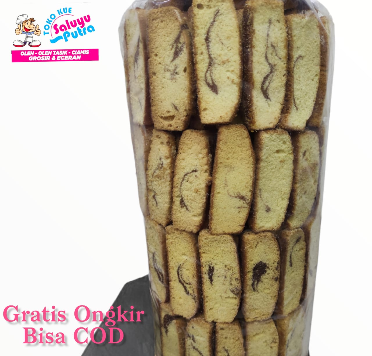 Kue Bolu Kering Marmer / Kue Bolu Kering Jadul 250 gram | Lazada Indonesia