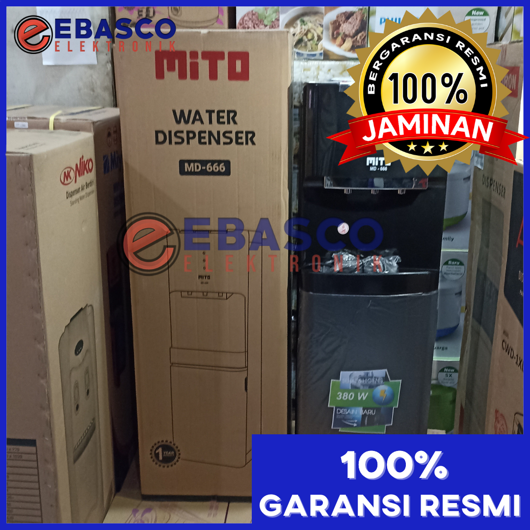 MITO Dispenser MD 666 - Galon Bawah 3 Tombol Kran Low Watt | Lazada ...