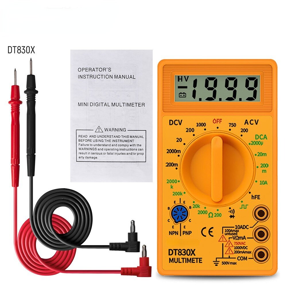 Multimeter Digital Paket Lengkap Dan Murah /Alat Ukur Arus Listrik ...