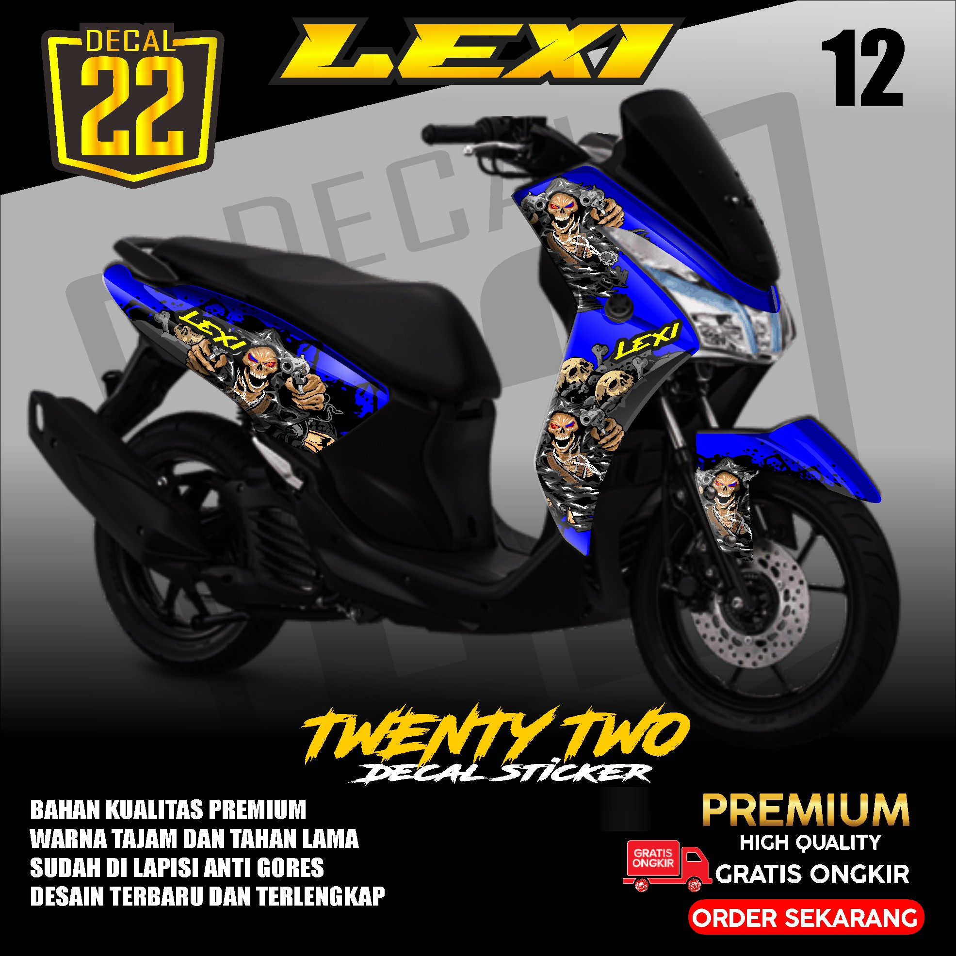 Decal Lexi Full Body Stiker Lexi Fullbody Decal Yamaha Lexi Full Body ...