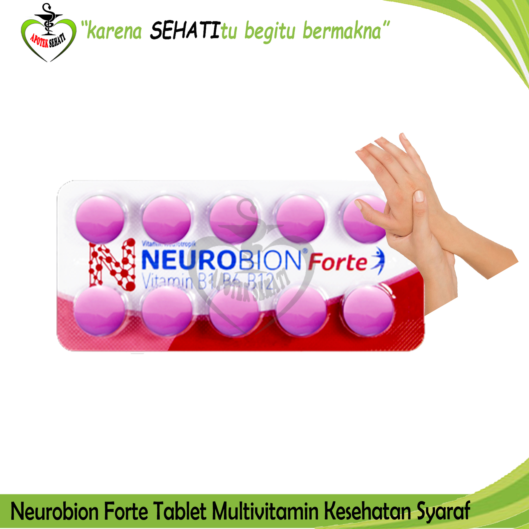NEUROBION FORTE 5000 / VITAMIN / NEUROTROPIK / KESEMUTAN | Lazada Indonesia