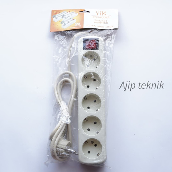 Colokan 4 Lubang Panjang 1.5 Meter Stop Kontak SNI VLC | Lazada Indonesia