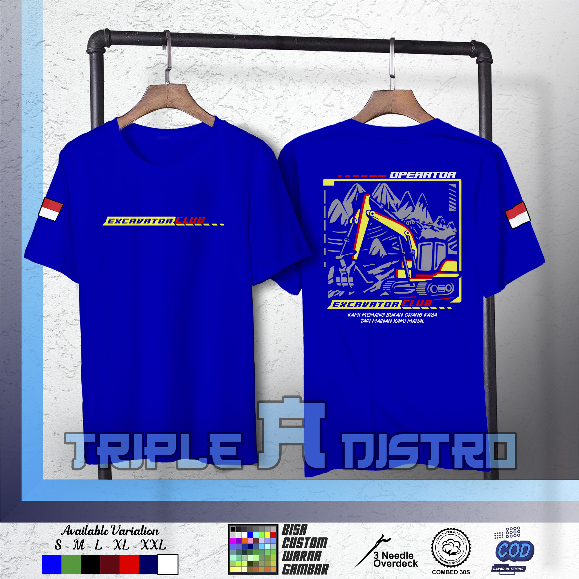Kaos Baju Excavator Crew Keren Kaos Operator Muda Kaos Tambang by ... Kaos Baju Excavator Crew Keren Kaos Operator Muda Kaos Tambang by ...