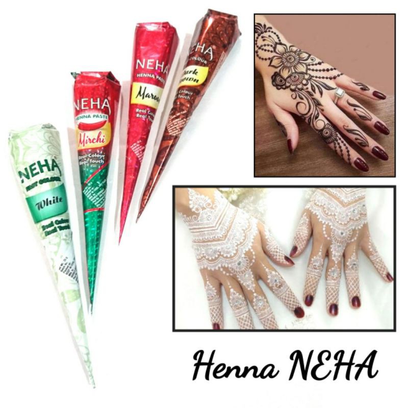 NEHA HENNA PASTE BPOM/ Neha Henna Pacar Tangan Kuku/ Henna BPOM/ Harga ...