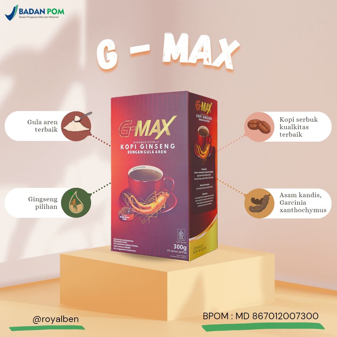 GMAX - Kopi Kuat Stamina Pria Agar Tahan Lama COD TROY | SLB | MIRACLE ...