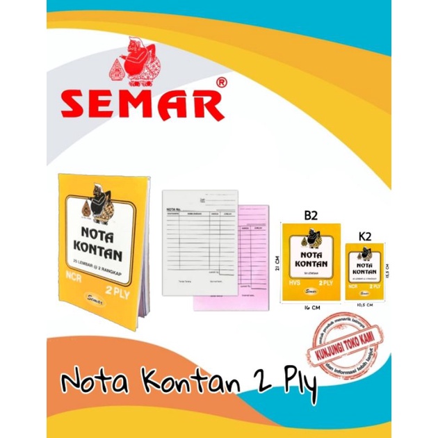 nota kontan 2 ply 1 pak isi 10 | Lazada Indonesia