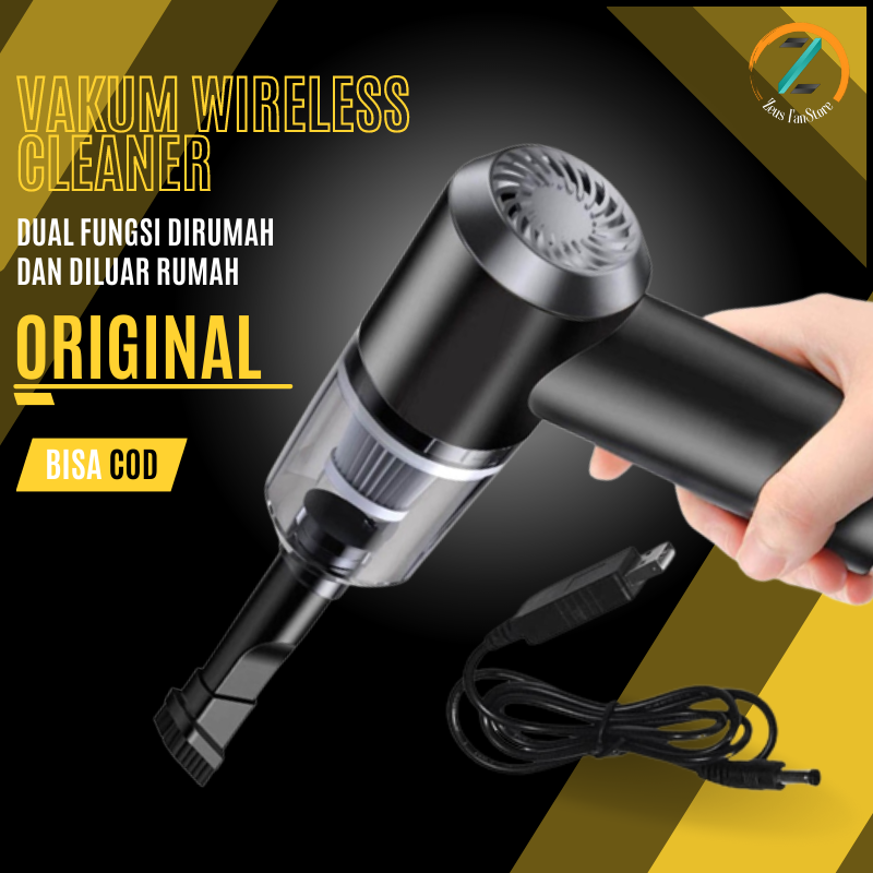 Vakum Wireless Cleaner Tanpa Kabel Portable Mini Vacum Penyedot Debu ...