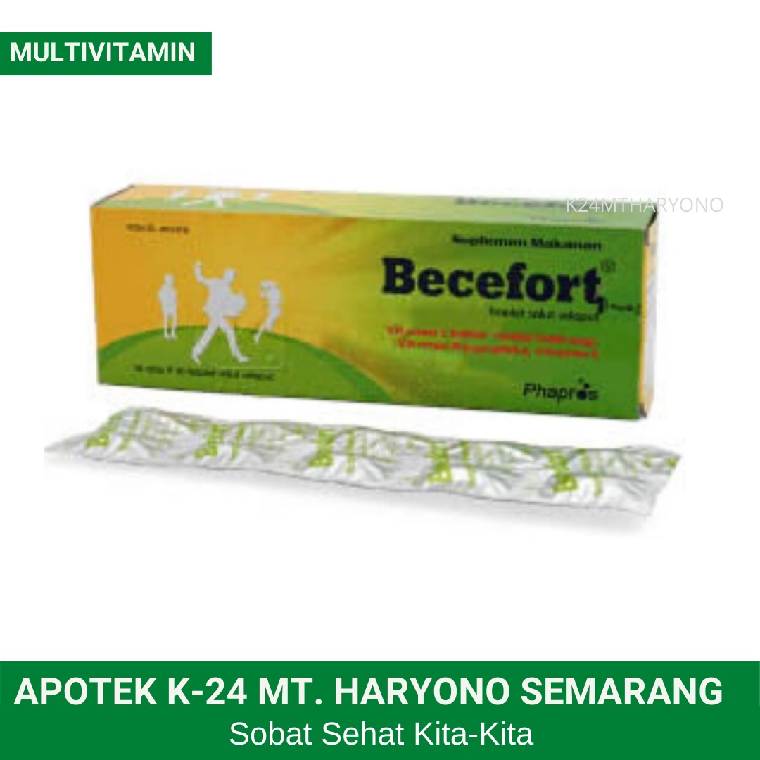 Becefort Isi 10 Kaplet / Multivitamin Daya Tahan Tubuh | Lazada Indonesia