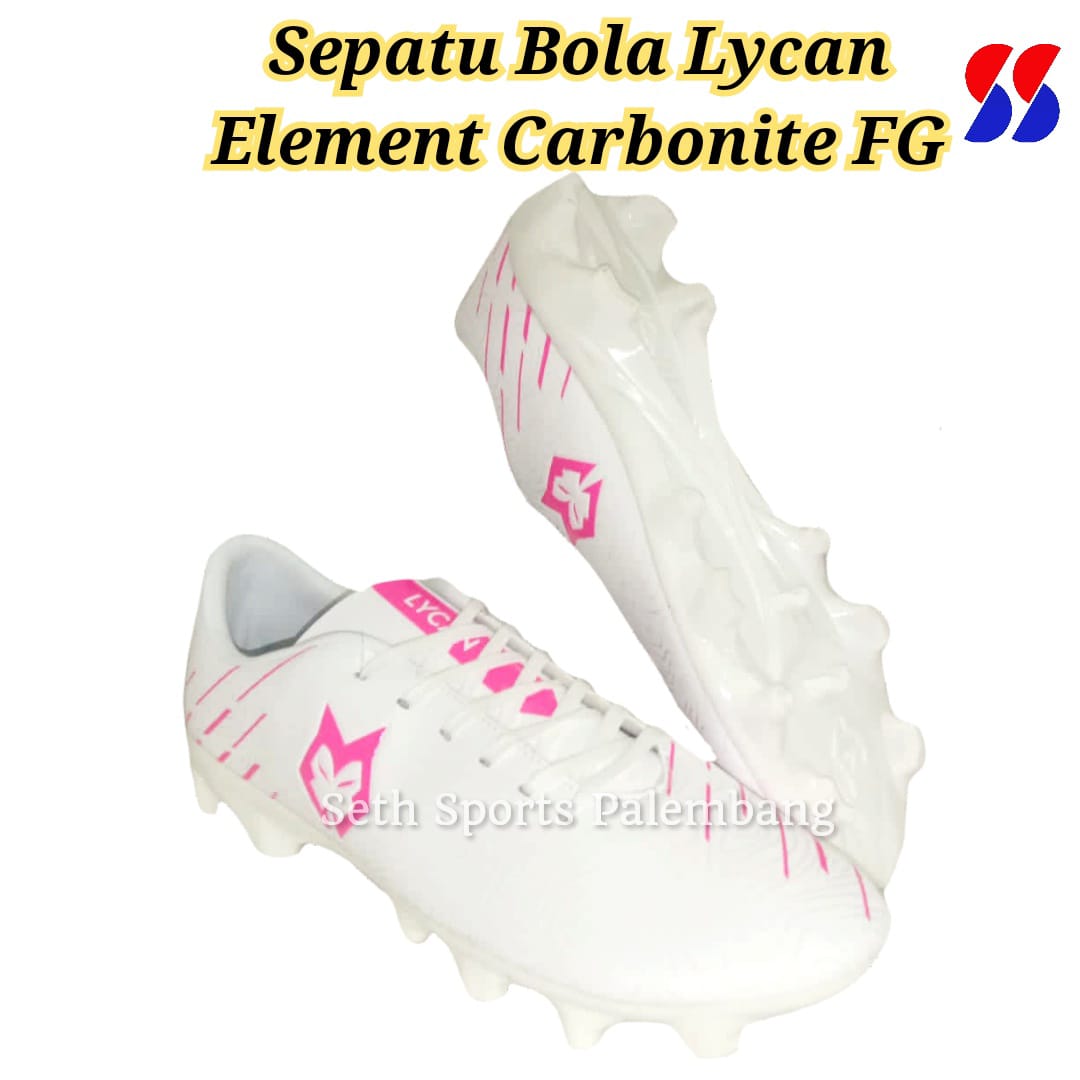 Sepatu Bola Lycan Element Carbonite FG - White / Fushia | Lazada Indonesia