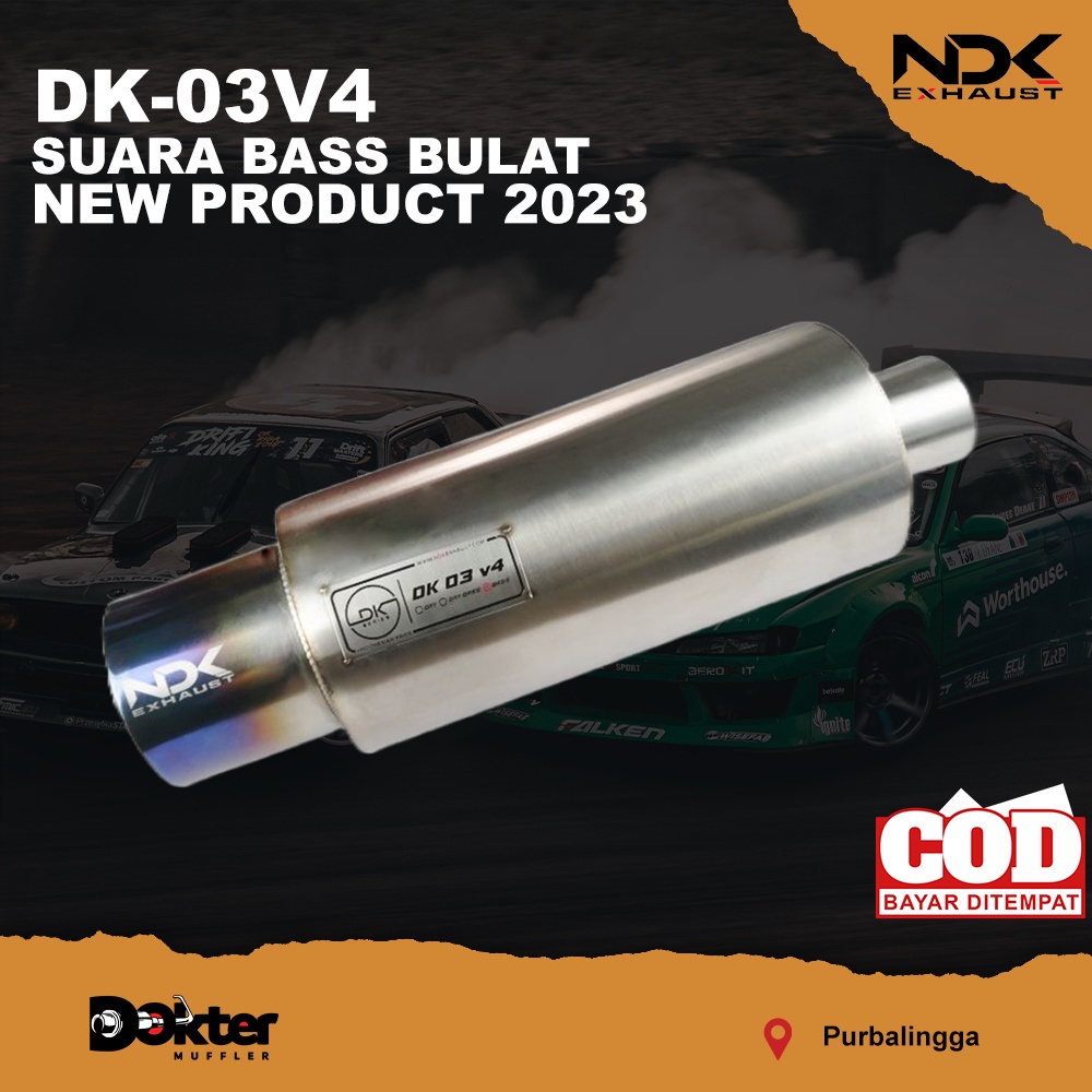 KNALPOT MOBIL RACING SEMUA JENIS MOBIL MEREK NDK EXHAUST DK03V4 ...