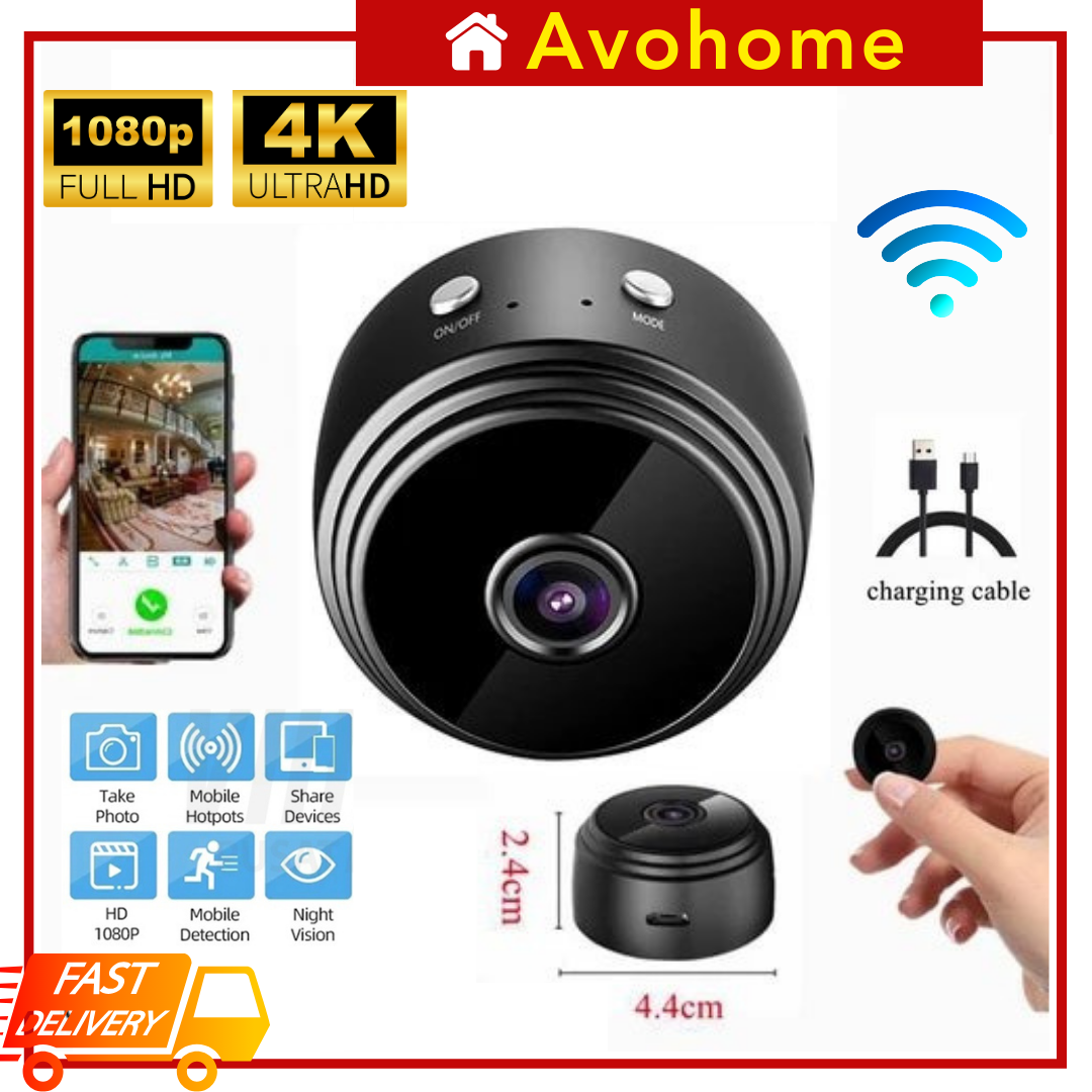 SMART MINI CAMERA A9 Mini WiFi Kamera Wireless HD 1080P Mini/ CCTV Wifi ...