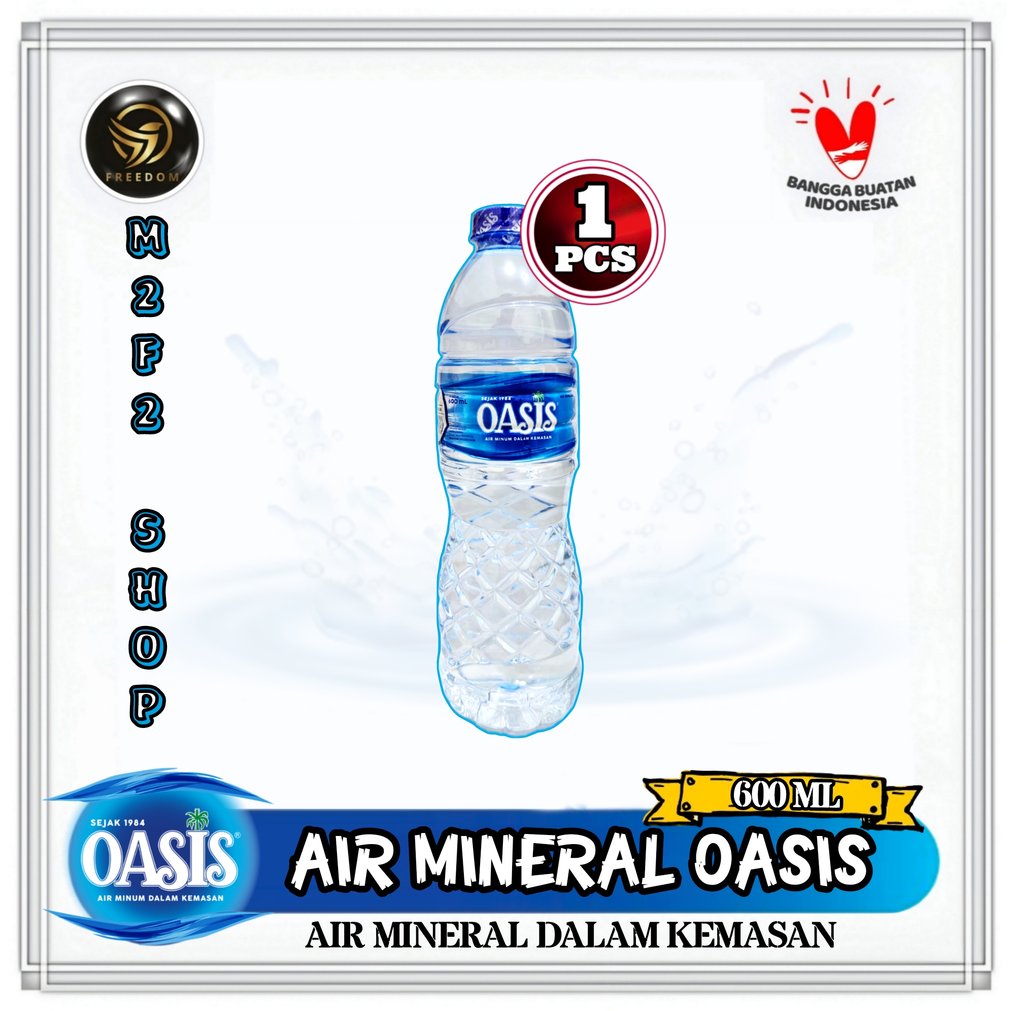 Air Mineral Oasis Botol Pet - 600 ml (Kemasan Satuan) | Lazada Indonesia