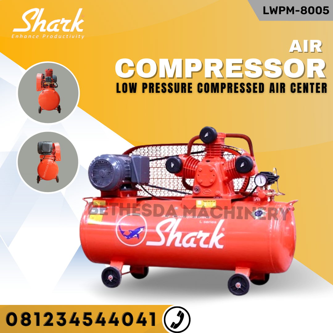 Shark kompresor 3Hp motor kompressor listrik 5 HP - Air Compressor ...