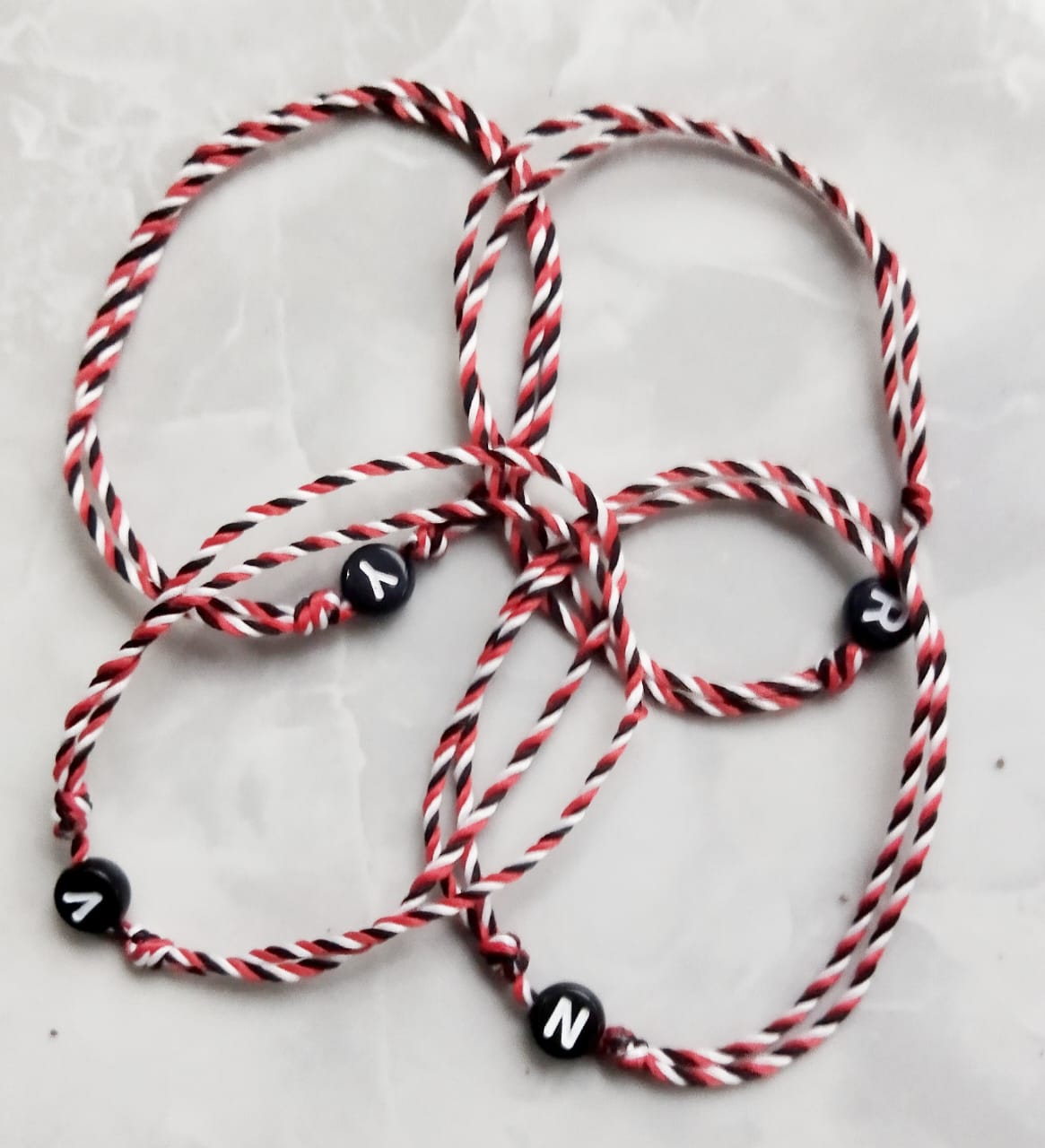 Gelang tridatu khas bali / Gelang tridatu inisial /Gelang tridatu ...