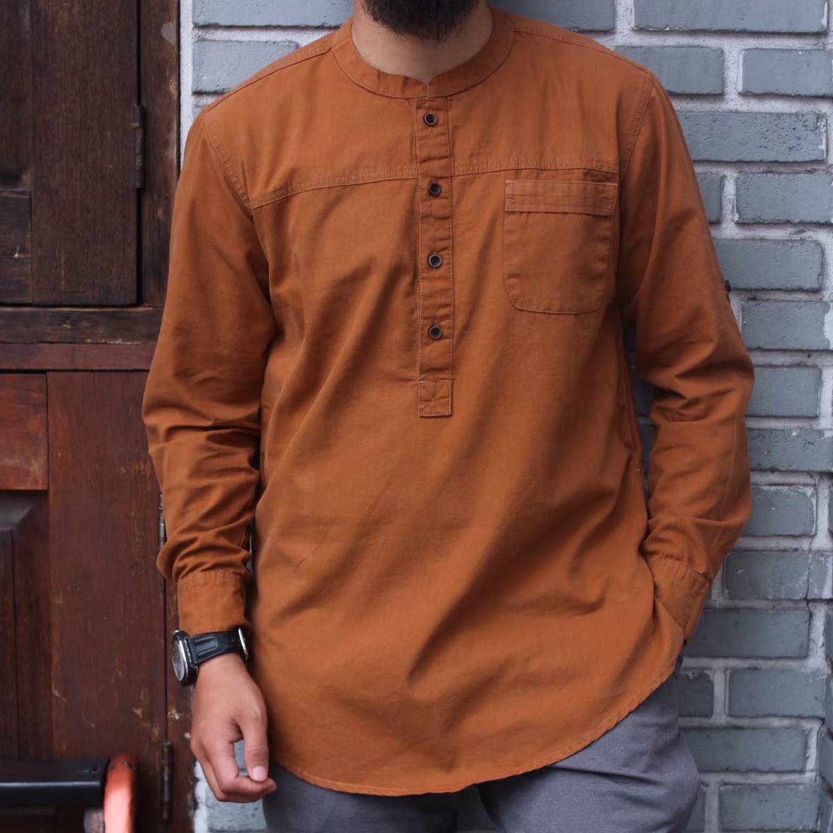 Hmd-Store Baju Koko Pria Style Muslim Pria Baju Koko Dewasa Terbaru ...