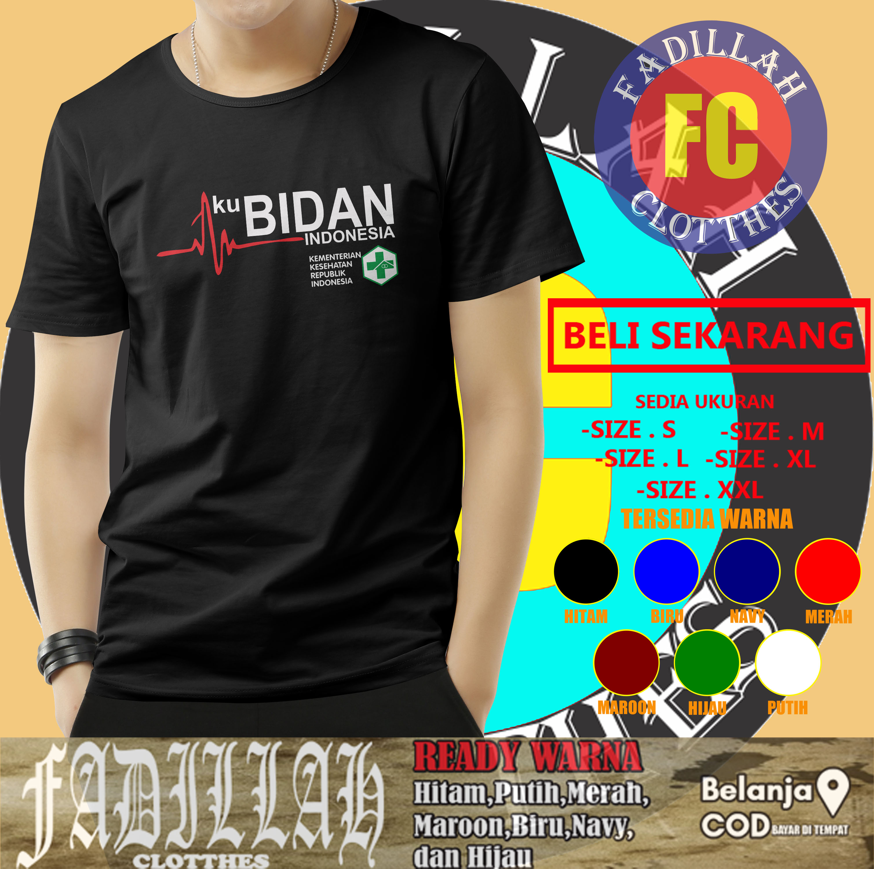 Kaos Baju Aku Bidan Indonesia Puskesmas Logo KKRI Baju Distro | Lazada ... Kaos Baju Aku Bidan Indonesia Puskesmas Logo KKRI Baju Distro | Lazada ...