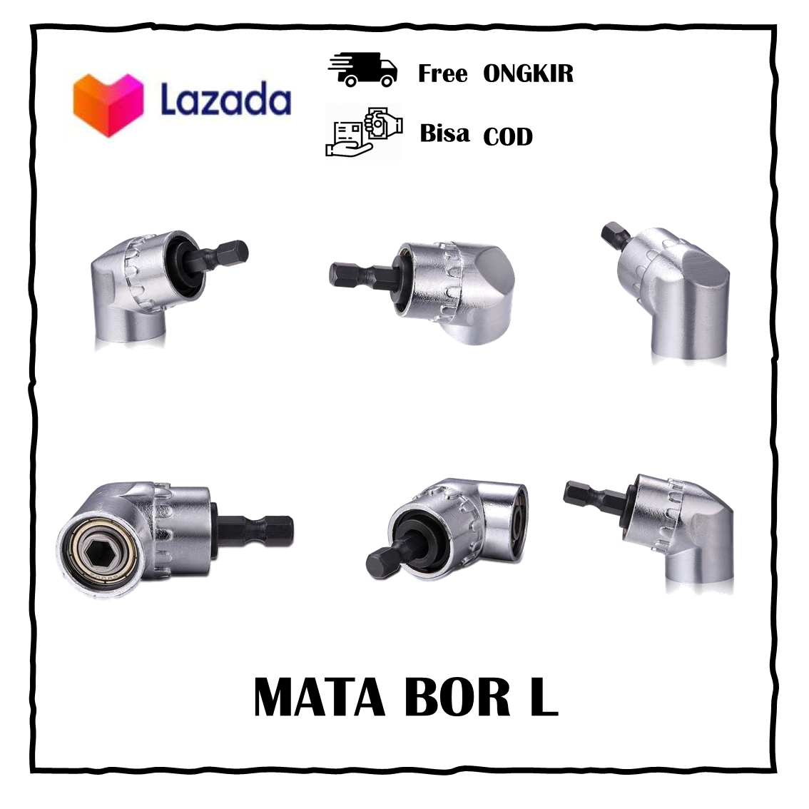 HARGA HEMAT!! Sambungan Bor | Kepala Bor Extension Mata Bor L Angle 1 ...