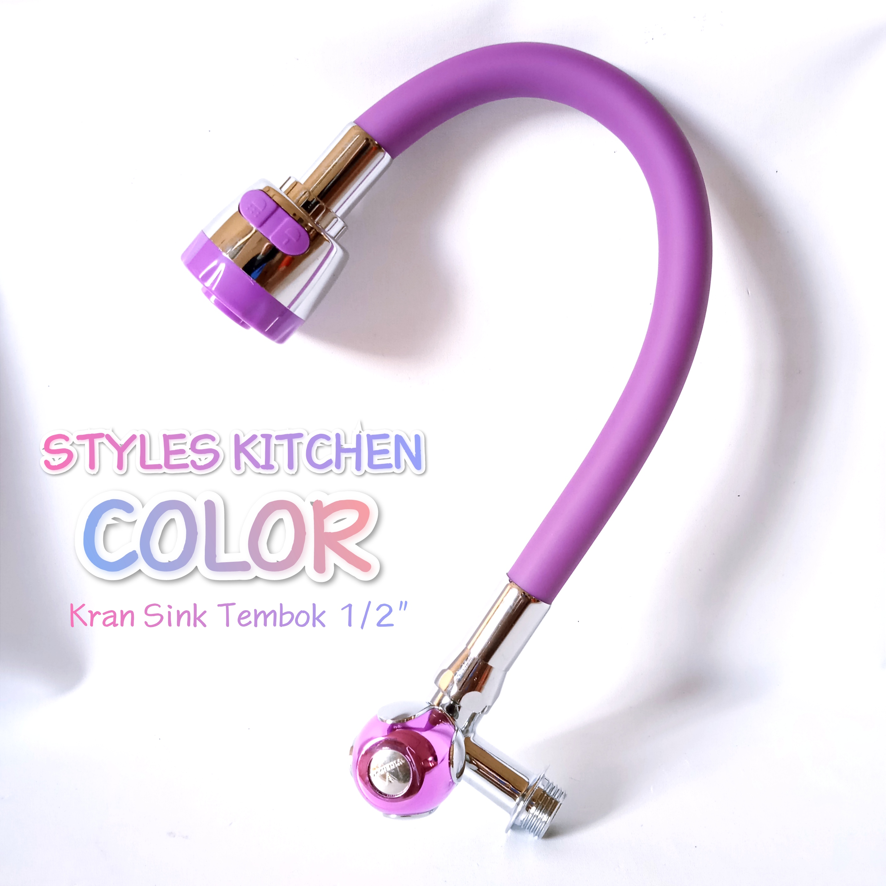 Kran Flexible Warna Handle Lolipop Matte Kran Air Angsa Flexible Kran 1 ...