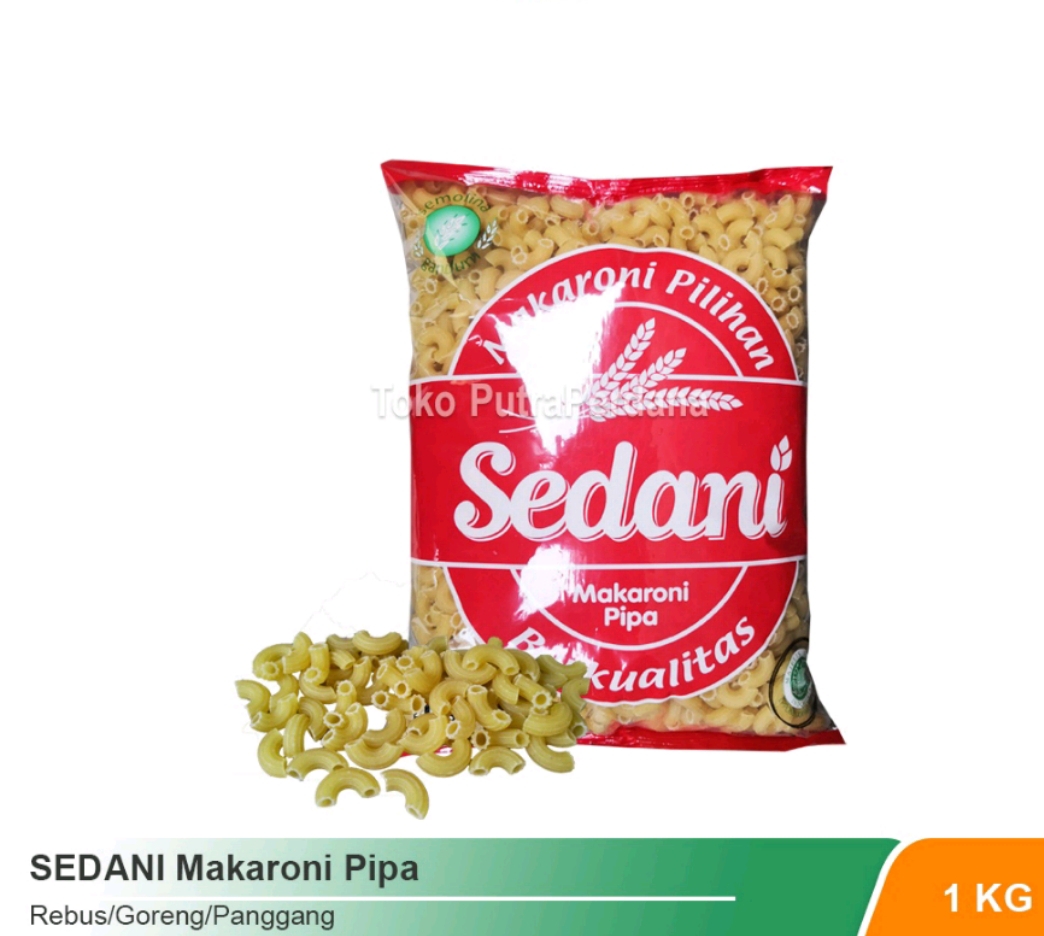 Makaroni mentah Pipa Sedani 1 kg cemilan murah dan enak | Lazada Indonesia