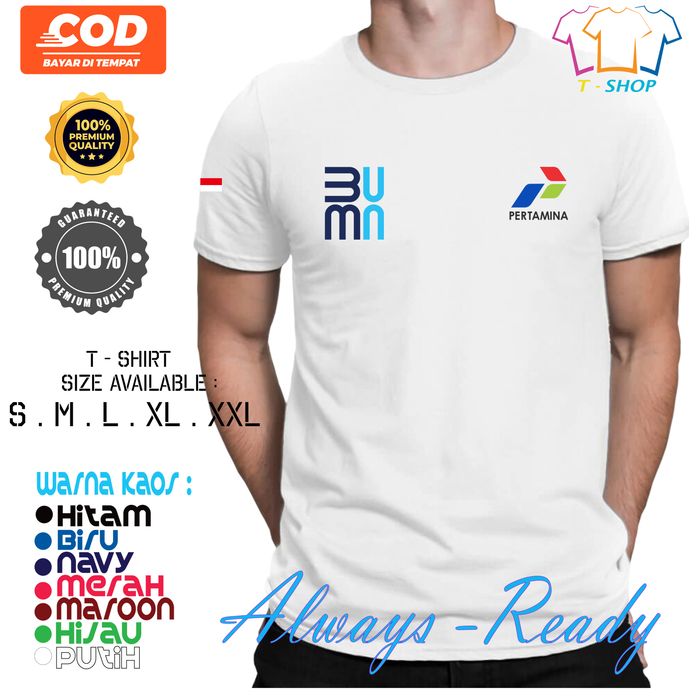 Kaos Baju Pertamina Bumn - Kaos Distro Perusahaan Keren | Lazada Indonesia