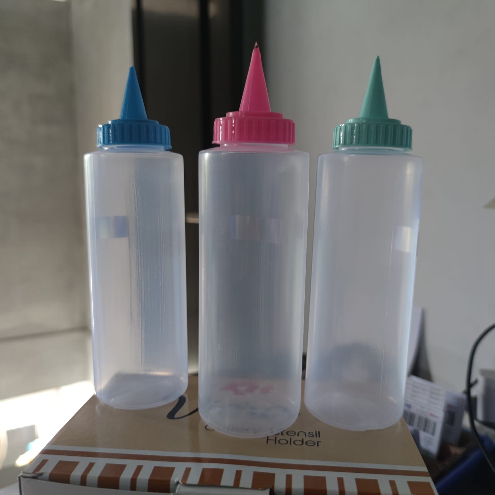 ⭐⭐⭐⭐⭐ OBRAL !! 6 PCS BOTOL Kecap 300 ML / Botol Mayonaise / Tempat Saos ...