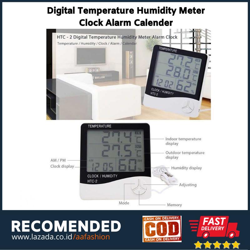 Termometer Suhu Ruangan Digital / Alat Pengukur Temperature Suhu ...
