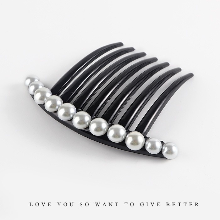 Sirkam Sanggul 10.3cm Import Rambut Modern dengan Aksesoris Mutiara ...