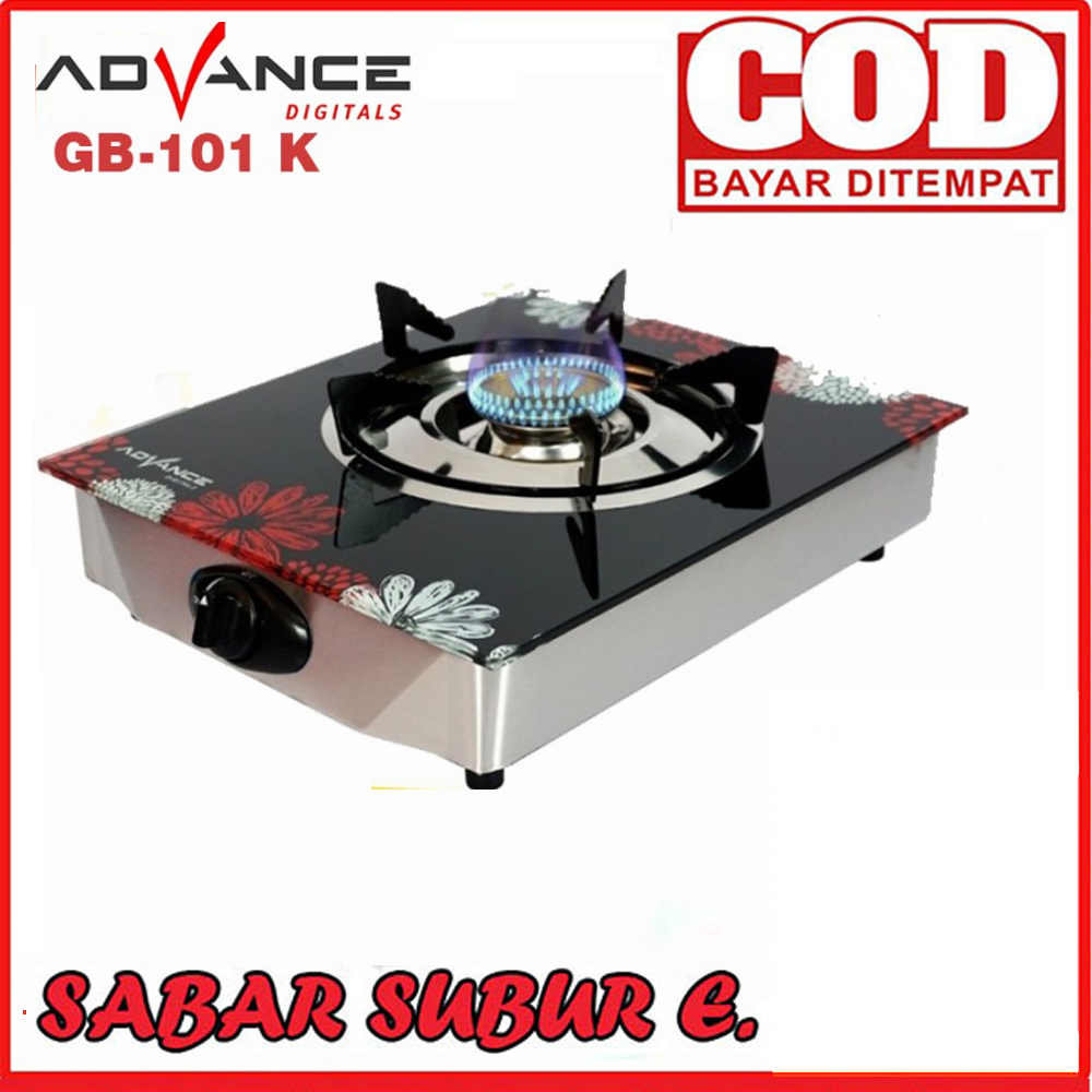 Advance Kompor Gas Kaca 1 Tungku GB-101 K - Tempered Glass | Lazada ...
