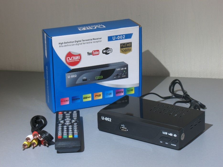RECEIVER DIGITAL | Set Top Box DVB T2 U-002 Penerima Siaran Digital UHF ...