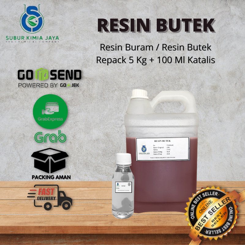 Resin Butek / Resin Buram 5 KG + katalis 100 ML | Lazada Indonesia