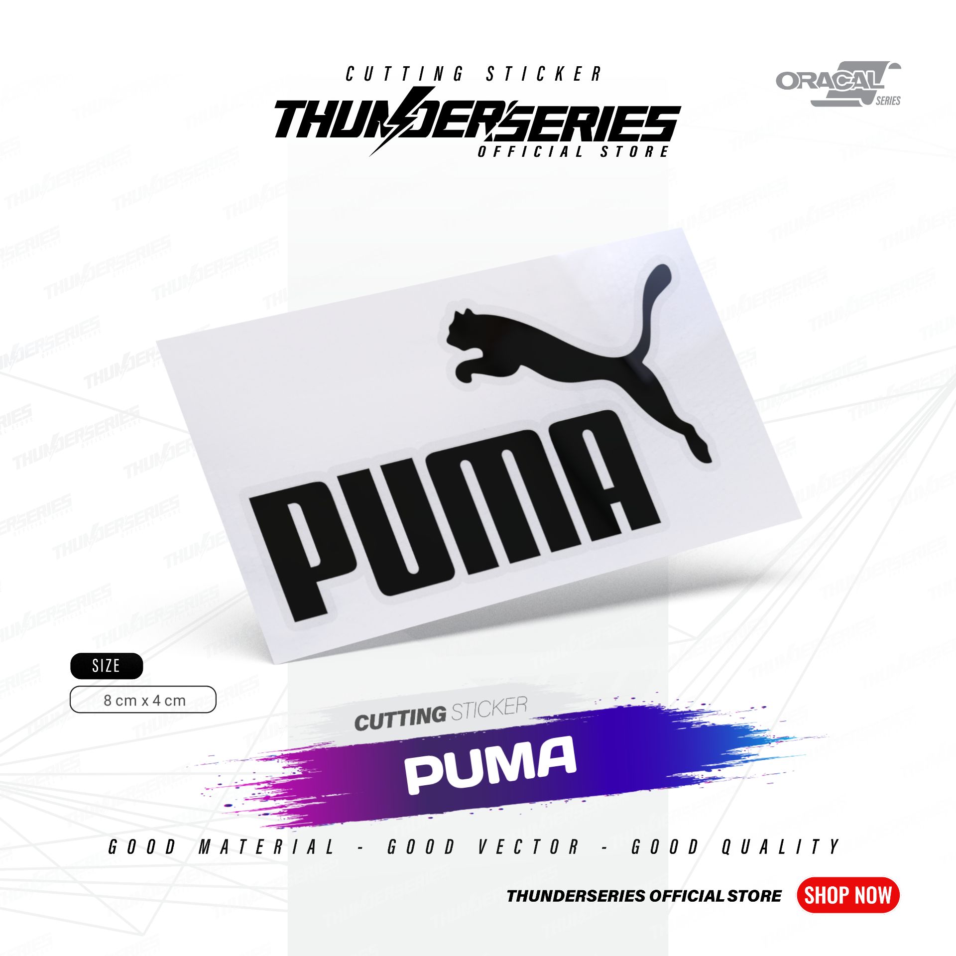 Cutting Sticker Puma | Stiker Puma Bahan Oracal Series | Lazada Indonesia