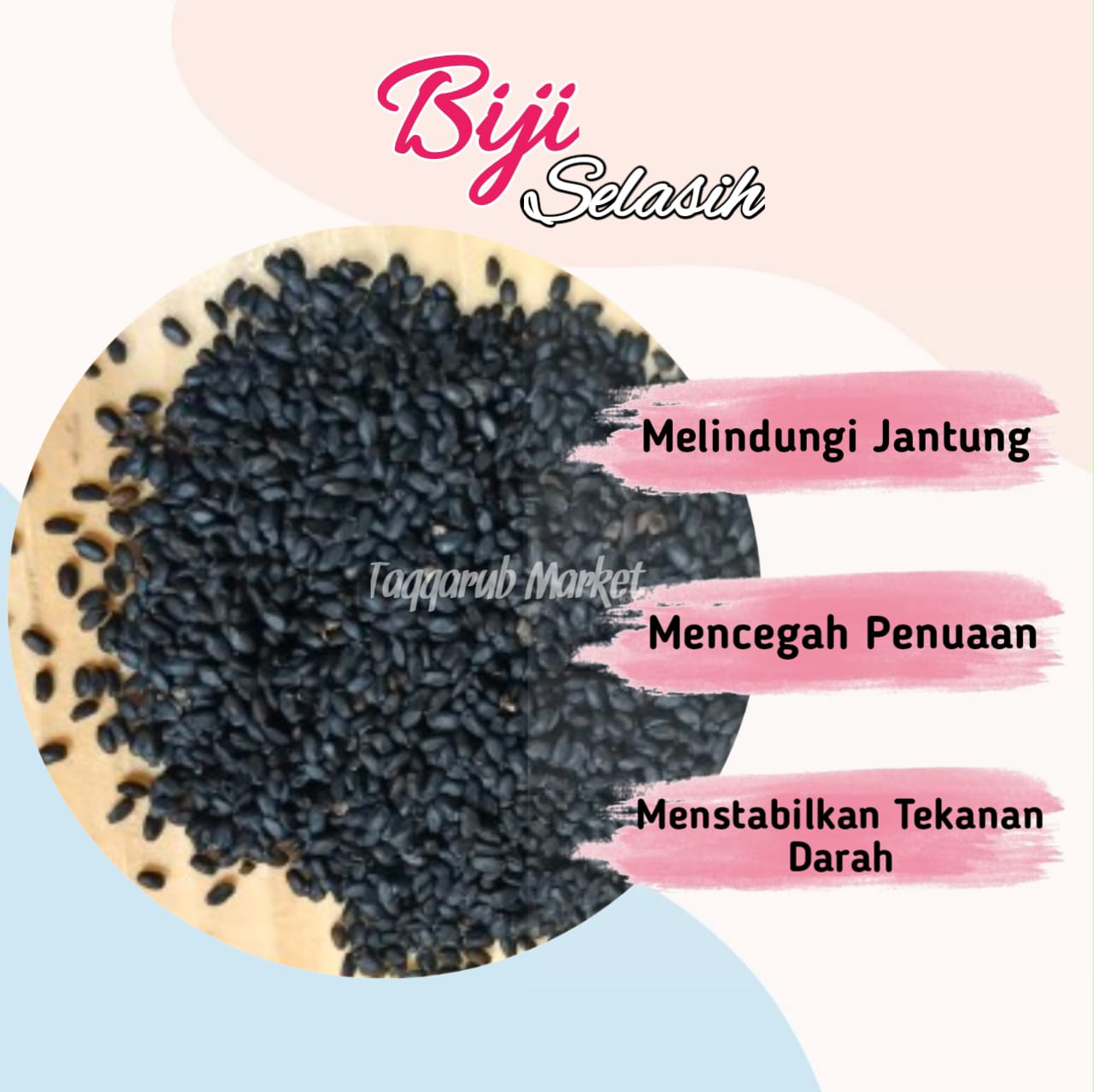 Biji Selasih Basil Seed Selasih Kualitas Premium Biji Selasih Super ...