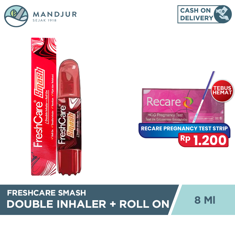 Freshcare Smash Double Inhaler + Roll On - Minyak Angin Aromatherapy ...