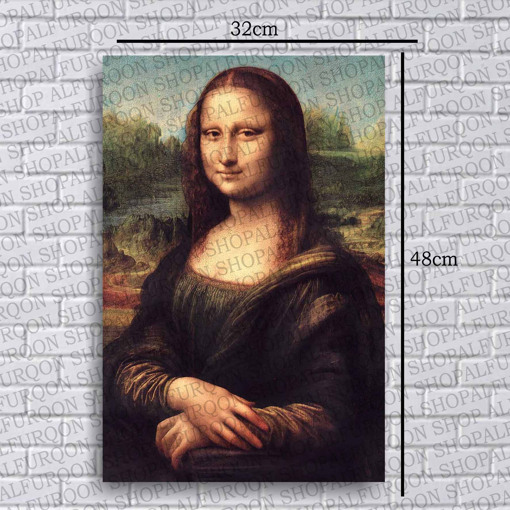 POSTER MONA LISA / POSTER MONA LISA / LUKISAN MONALISA AESTETIK ...