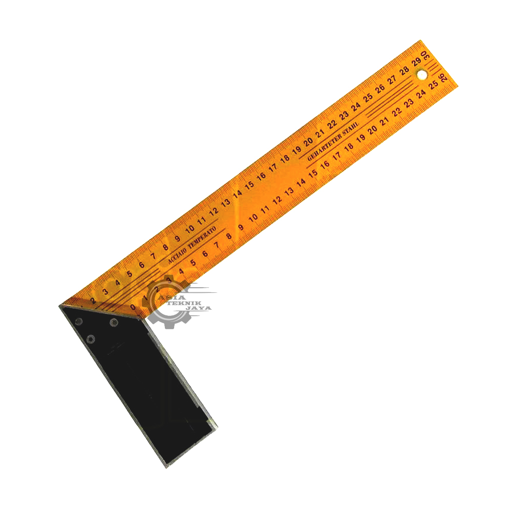 SIKU METER TUKANG 12 INCH DIAMOND - PENGGARIS BESI SUDUT 30 CM | Lazada ...