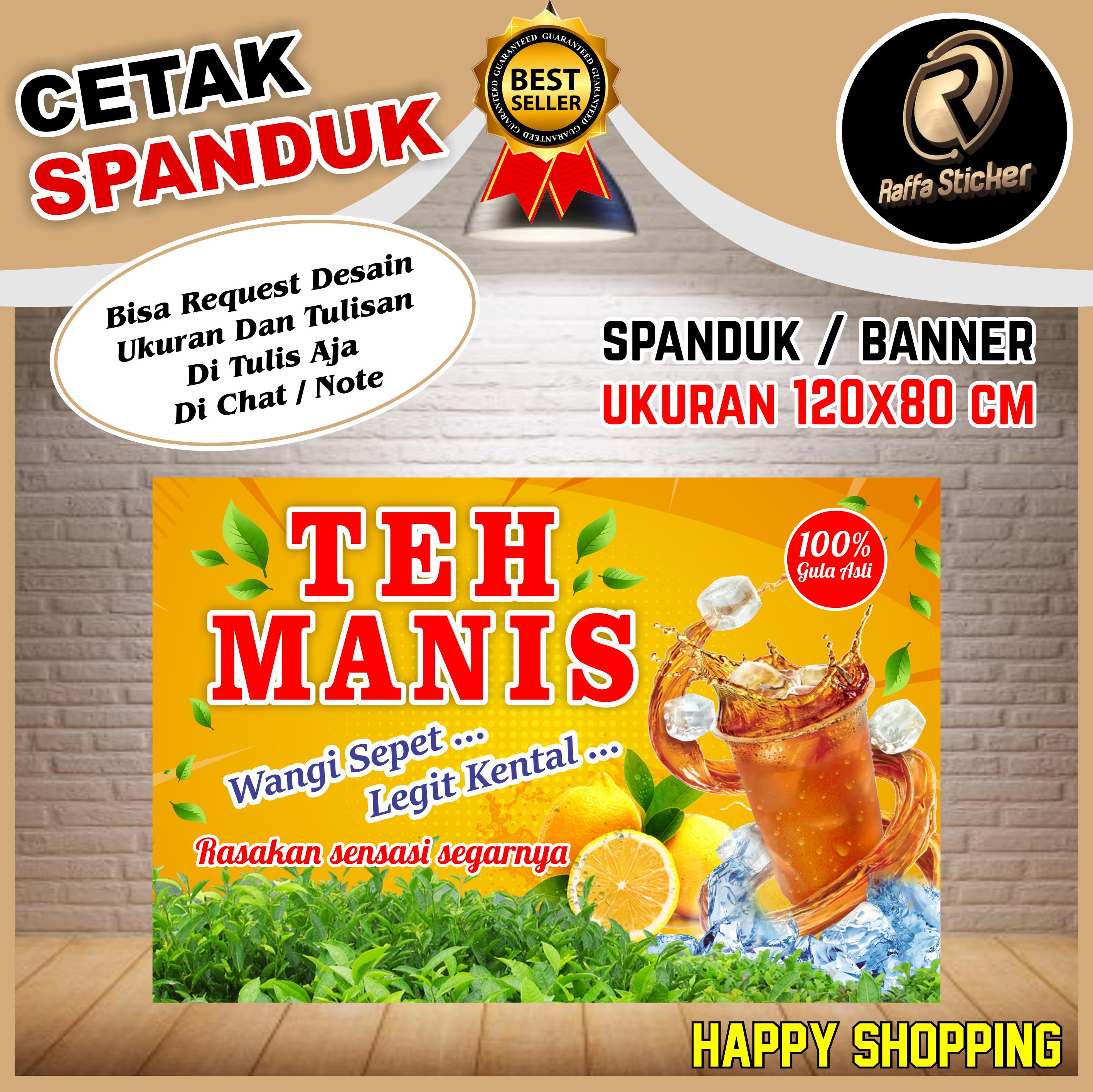 Spanduk, Banner Es Teh Manis Viral - Spanduk Es Teh Manis Custom Bisa ...