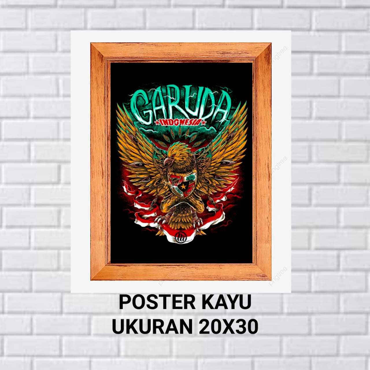 POSTER GARUDA INDONESIA/FOTO POSTER GARUDA/HIASAN DINDING/DEKORASI ...