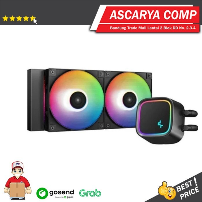 DeepCool LE500 - 240mm AIO Liquid - CPU Cooler FIXED RGB | Lazada Indonesia