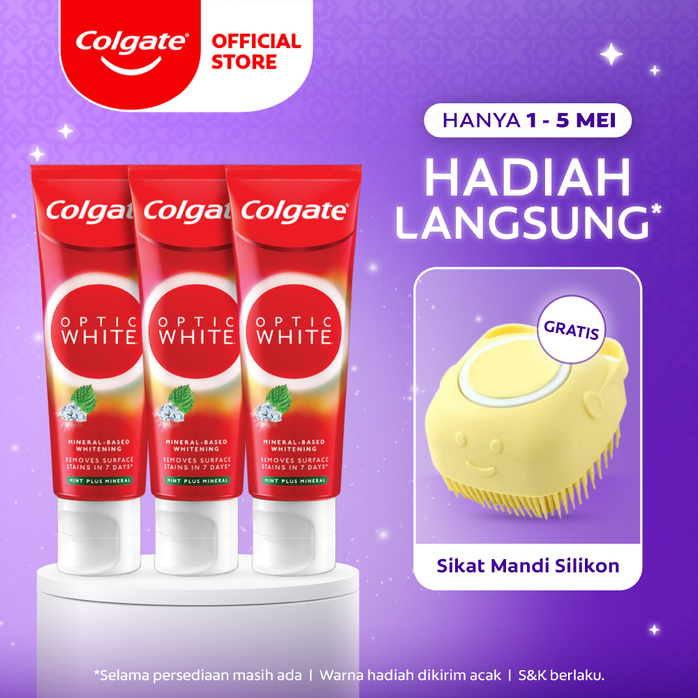 Colgate Optic White Sparkling White Plus Mineral Toothpaste/Pasta Gigi ...