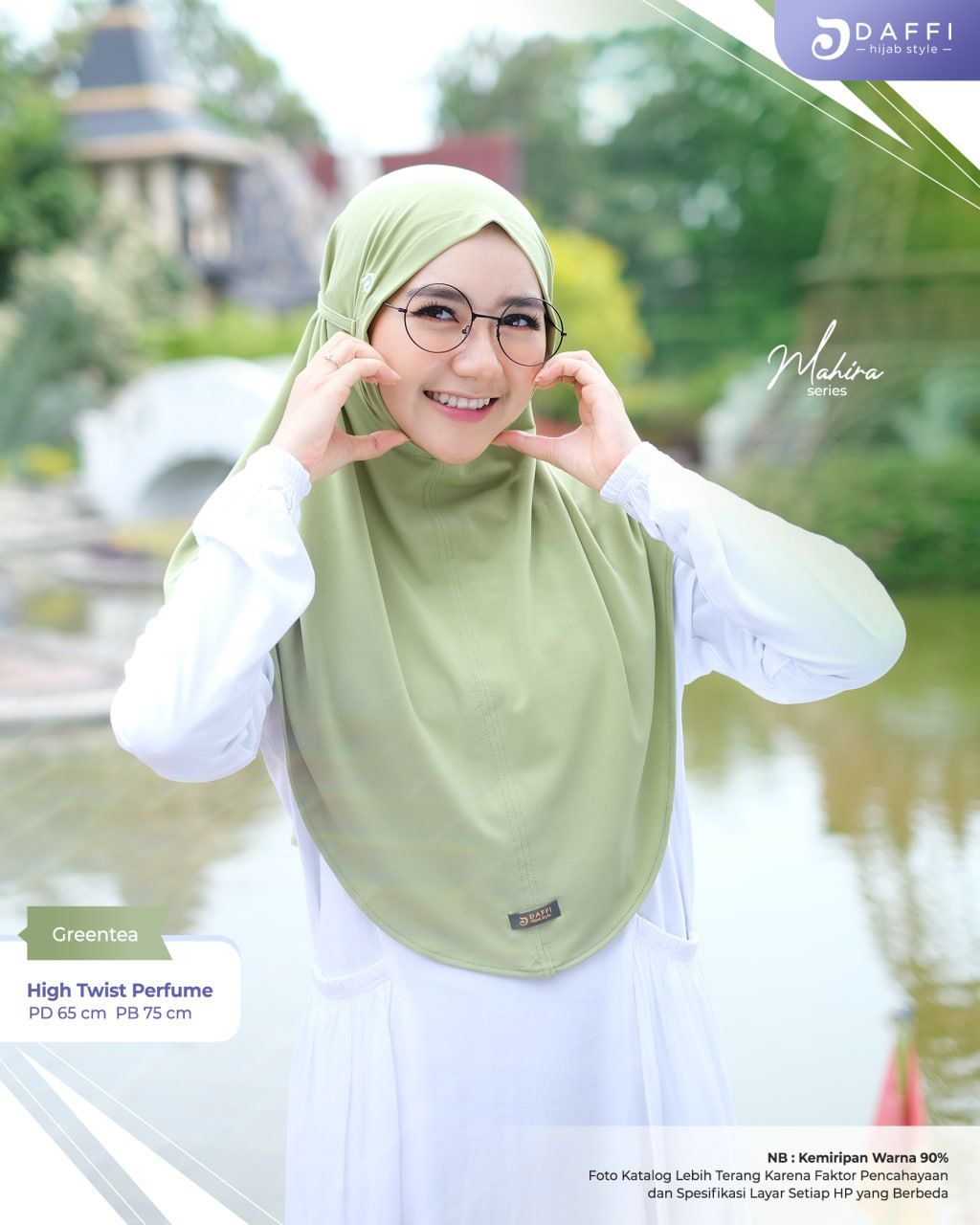 HIJAB DAFFI MAHIRA SERIES Hijab jersey parfum model dan warna baru ...
