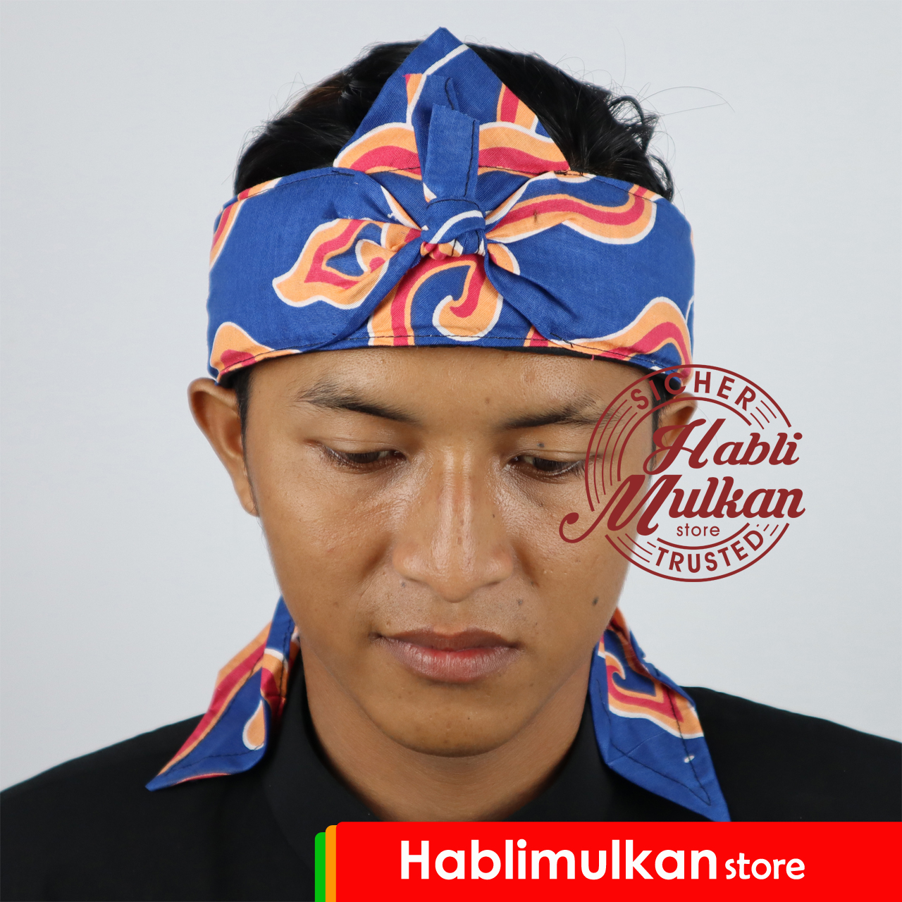 Iket Kepala Sunda Jawa Batik Mega Mendung - Blangkon - Totopong - Udeng ...