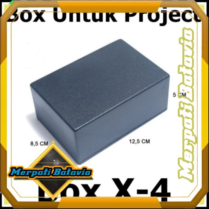 BOX X4 Hitam Project Elektronik Kotak Modem Mifi Outdoor ada Baut - Box ...