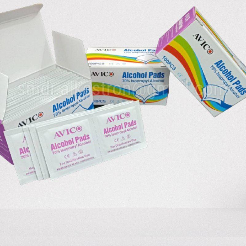 ALCOHOL SWABS AVICO Pads / ALKOHOL AVICO PADS 100 pcs | Lazada Indonesia