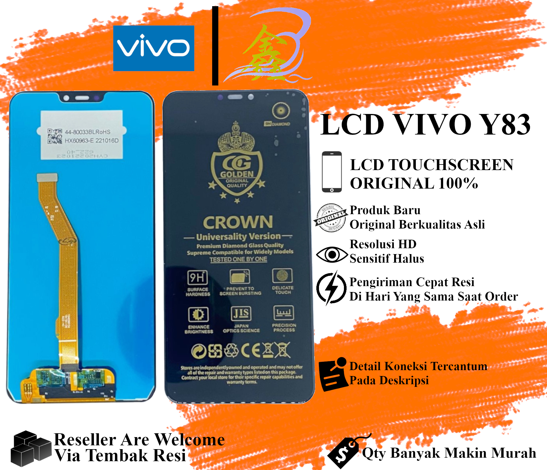LCD VIVO Y83/Y81/1802/1808 ORIGINAL FULLSET | Lazada Indonesia