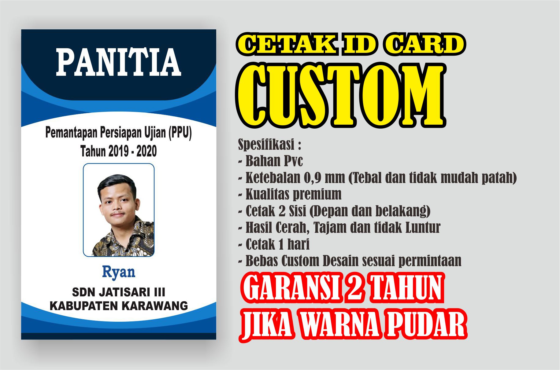 CETAK KARTU ID CARD / KARTU KARYAWAN / KARTU TANDA PENGENAL / KARTU ... CETAK KARTU ID CARD / KARTU KARYAWAN / KARTU TANDA PENGENAL / KARTU ...