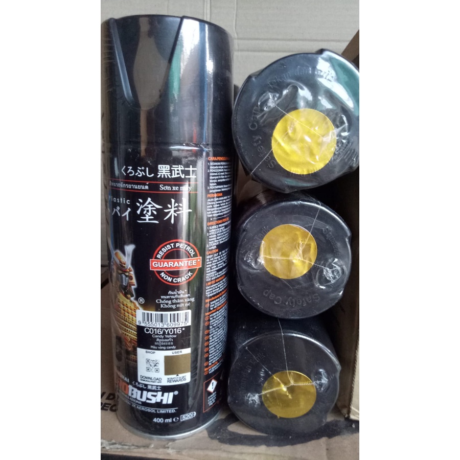 pilok pilox samurai candy yellow y016 kuning candy yelow 400ml | Lazada Indonesia