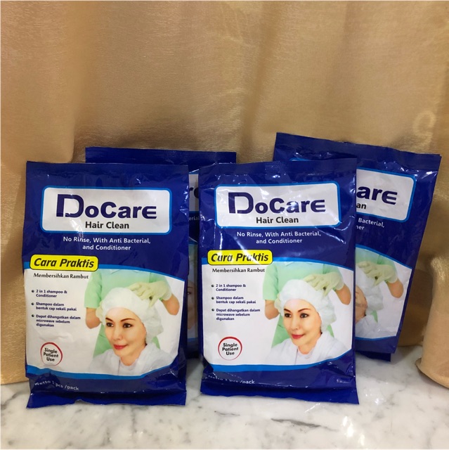 Docare Hair Clean / Shampoo Disposable / Shampoo Sampo Sekali Pakai ...