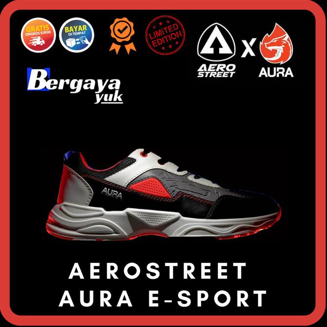 (BNIB) Sepatu Aerostreet x Aura E-sport Collaboration Original | Lazada ...
