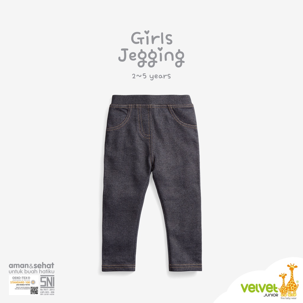 Velvet Junior Legging Anak - Girls Jegging Black / Hitam | Lazada Indonesia